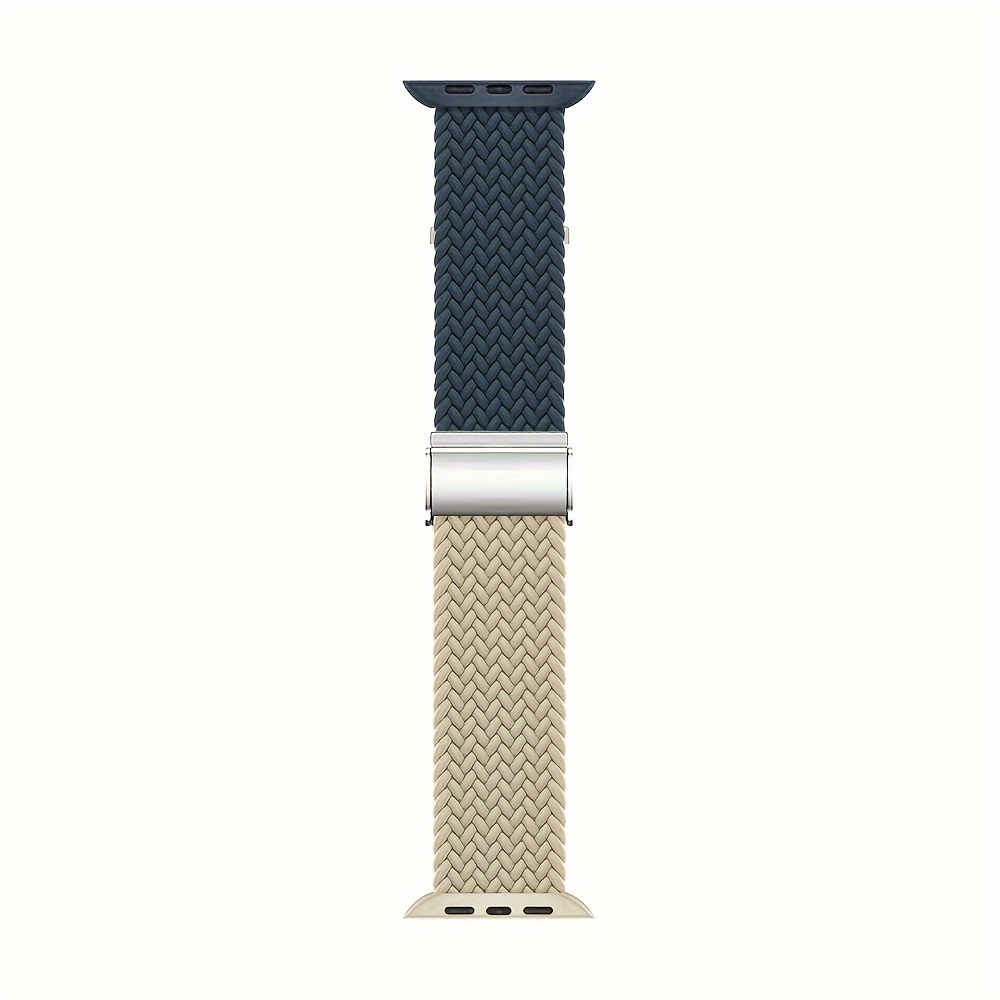 Color Matching Nylon Stretch Braid Ultra Watch Strap - Temu United Kingdom