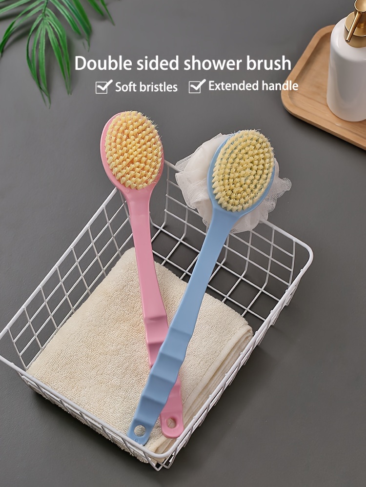 Shower Body Brush Bristles Loofah Back Scrubber A Sponge A - Temu