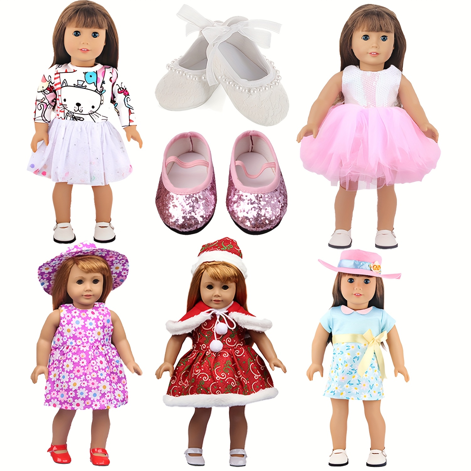 doll clothes sold on Temu United States