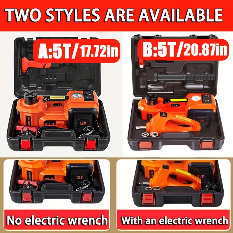electric car jack sold on Temu United States