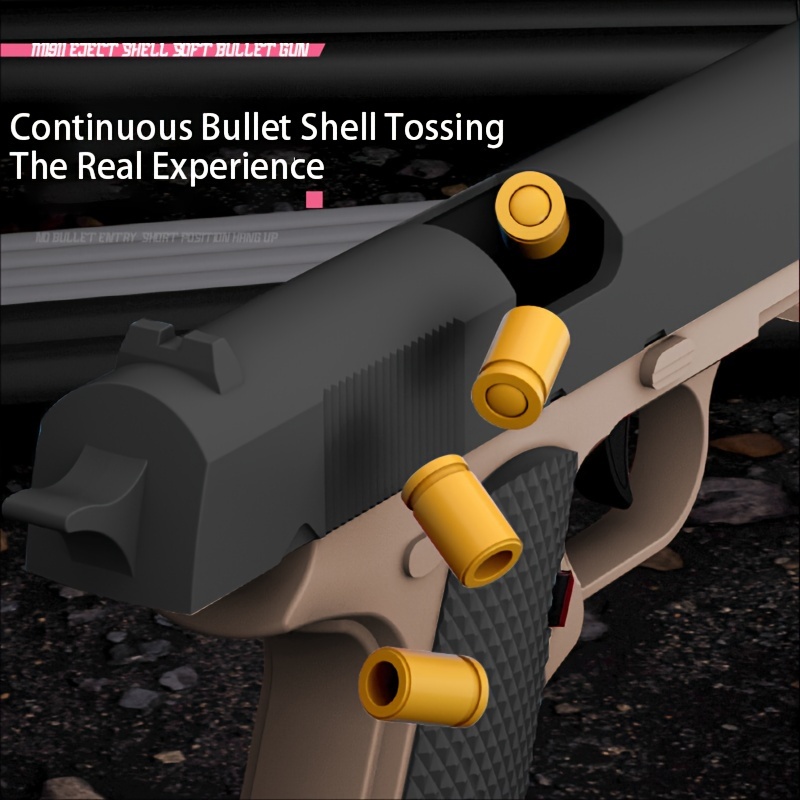 M1911 Soft Bullet Gun Version Continuous - Temu