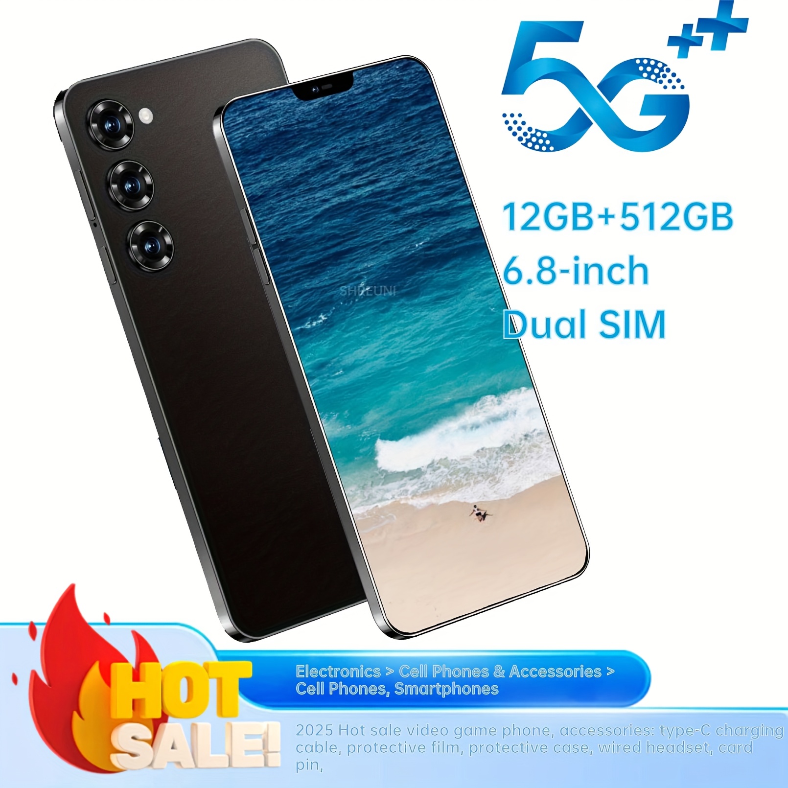 cell phones sold on Temu United States