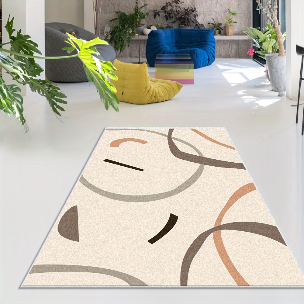 light luxury minimalist home decoration carpet cream style - Temu New ...