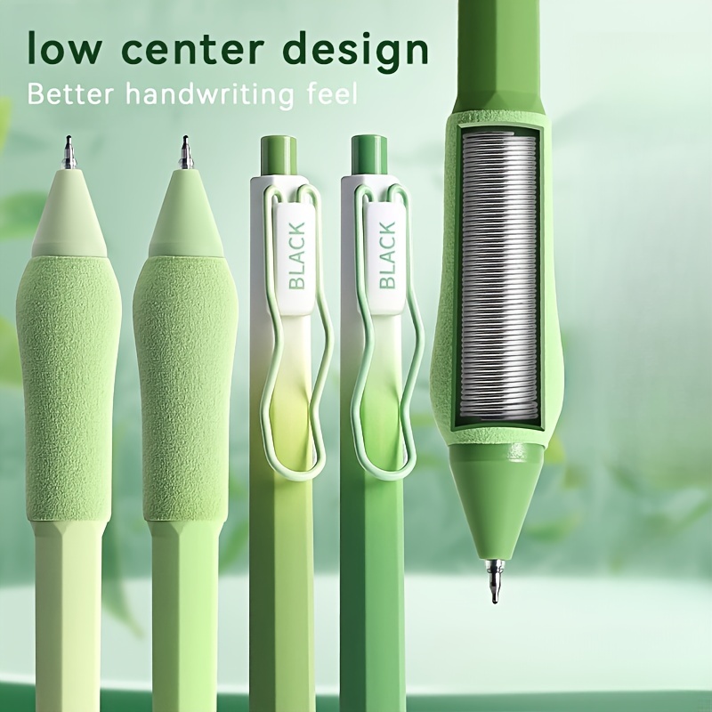 Retractable Good Looking Gradient Gel Pens Black Quick - Temu