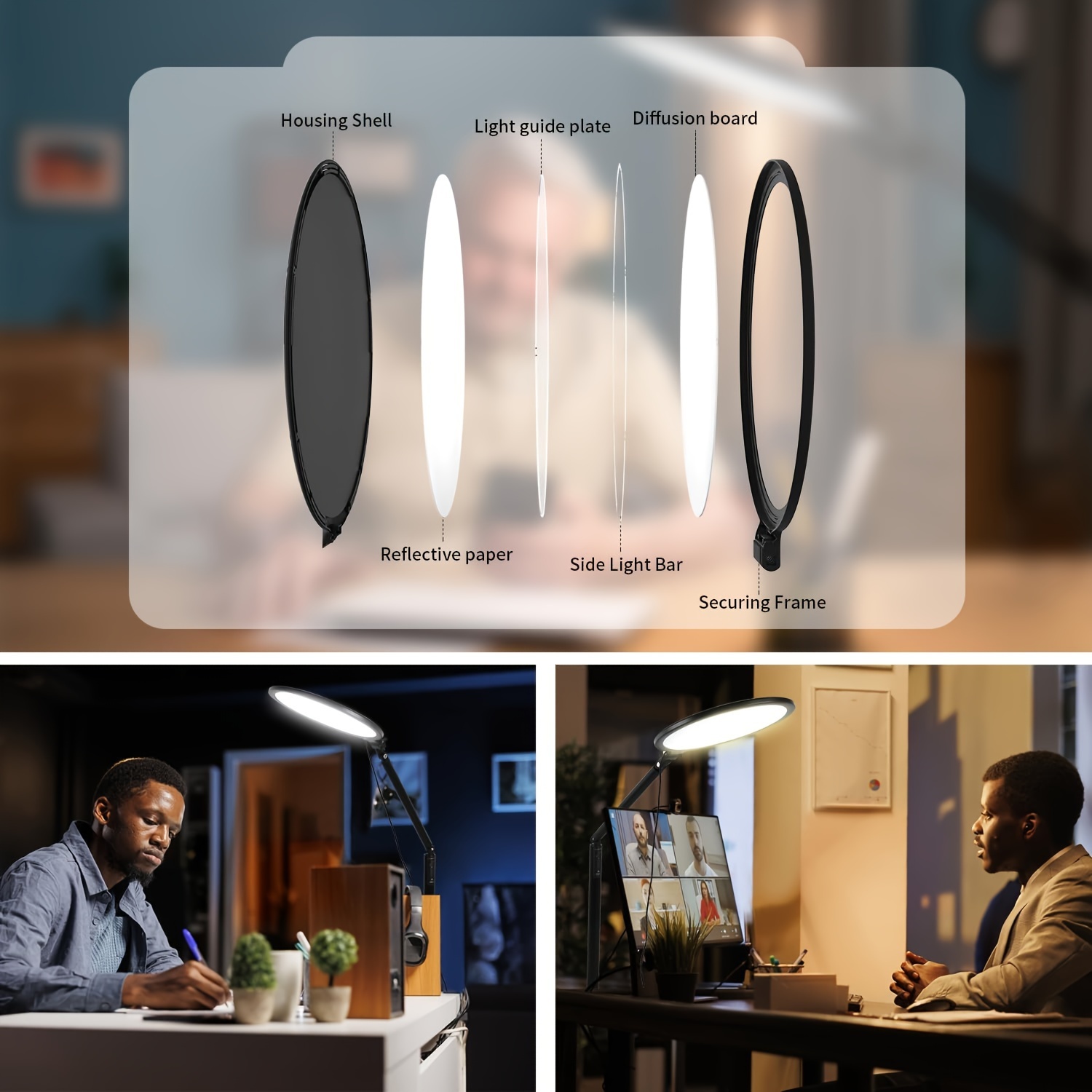 Selfie Ring Light Tripod Stand Overhead 360° Flexible - Temu