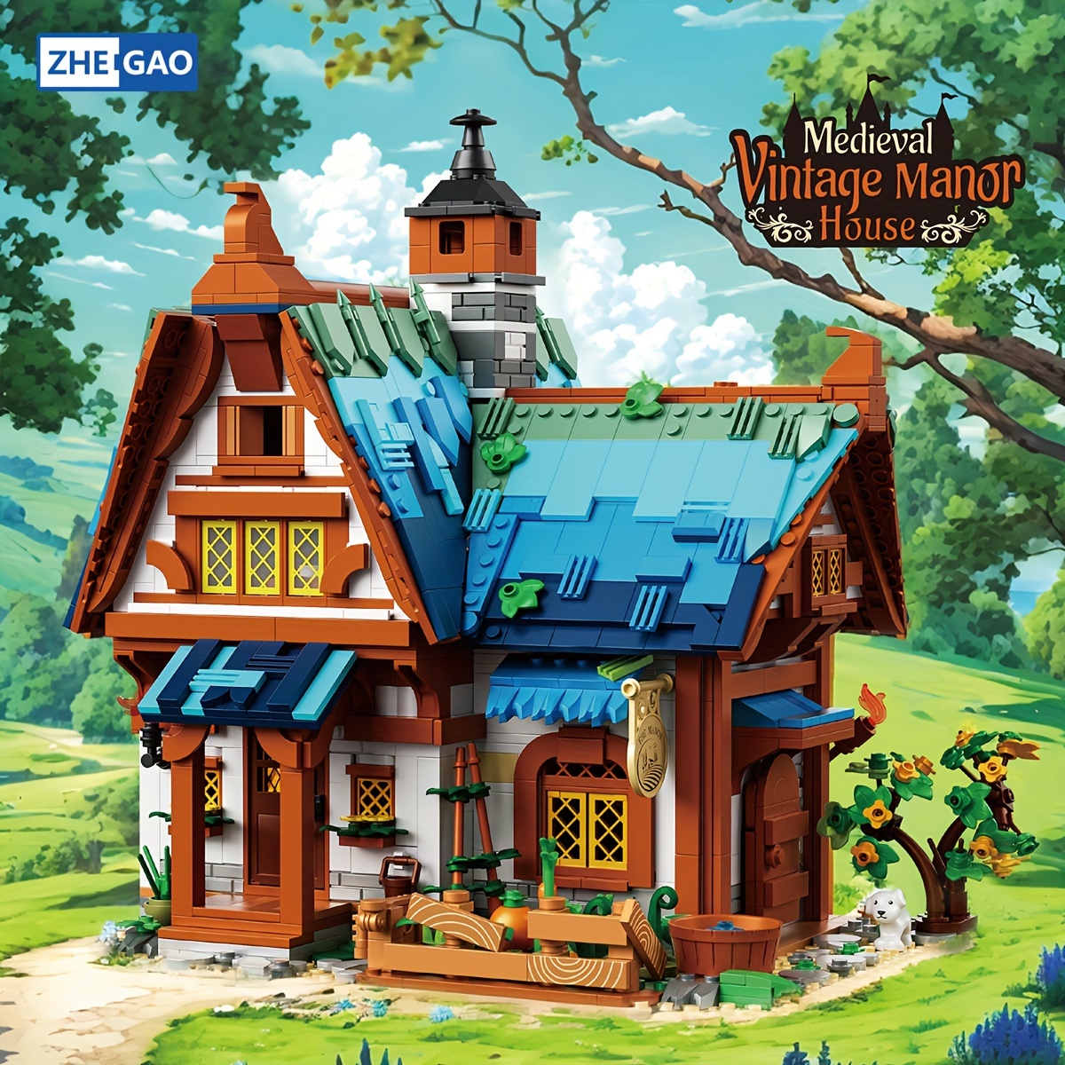 building brick sets sold on Temu United States