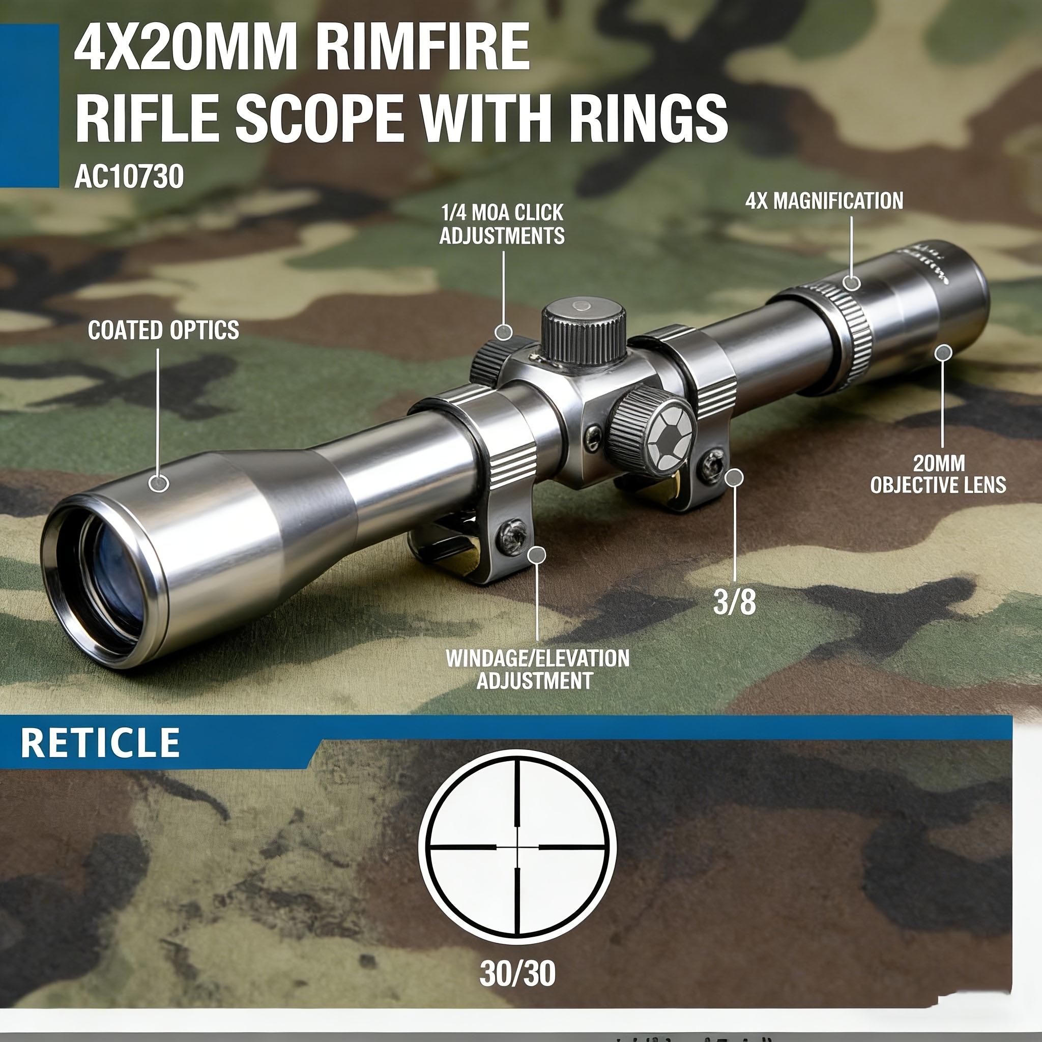 scopes for hunting sold on Temu United States