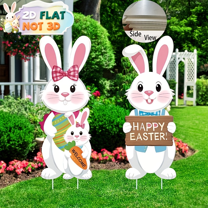 easter decorations outdoor sold on Temu United States