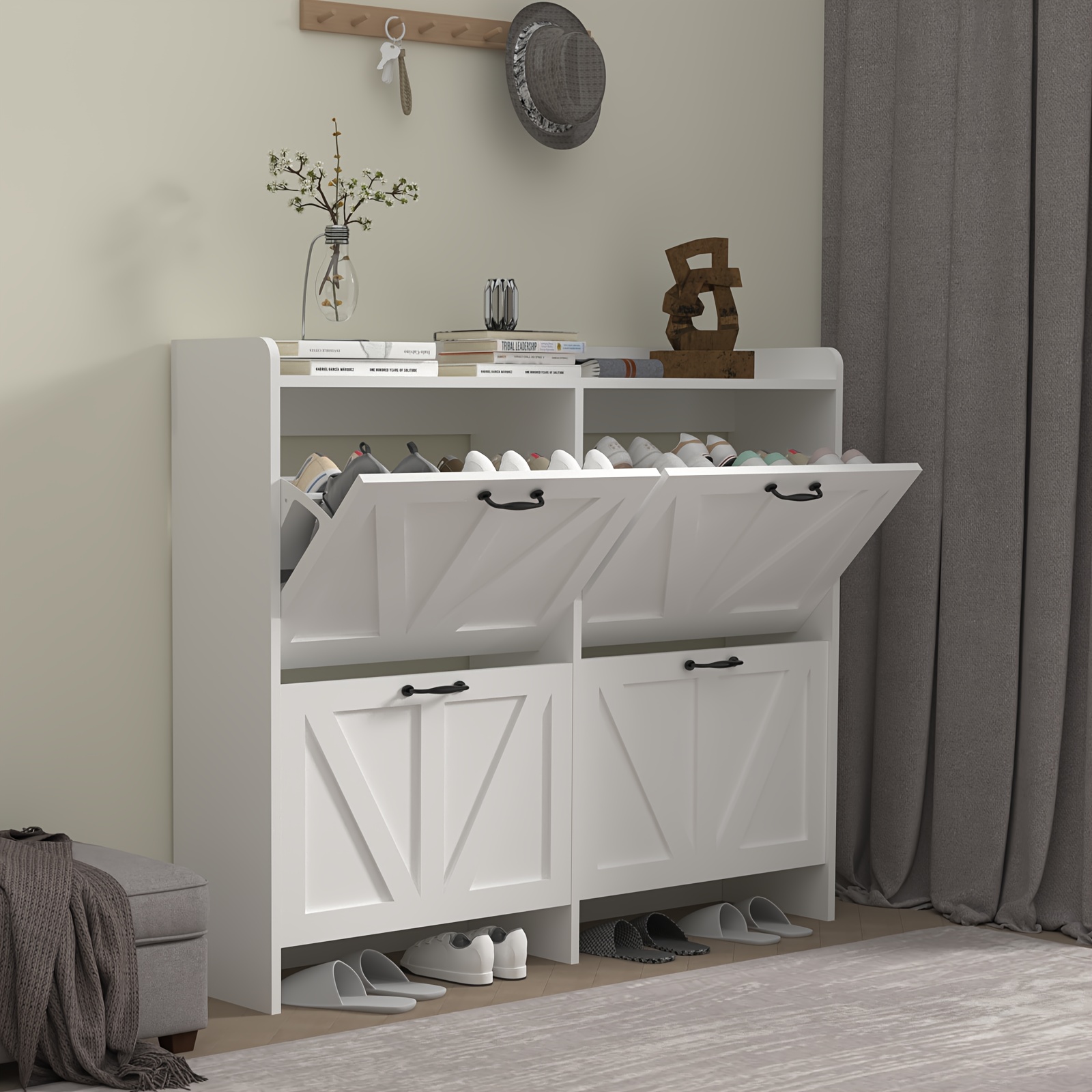 shoe storage cabinets sold on Temu United States