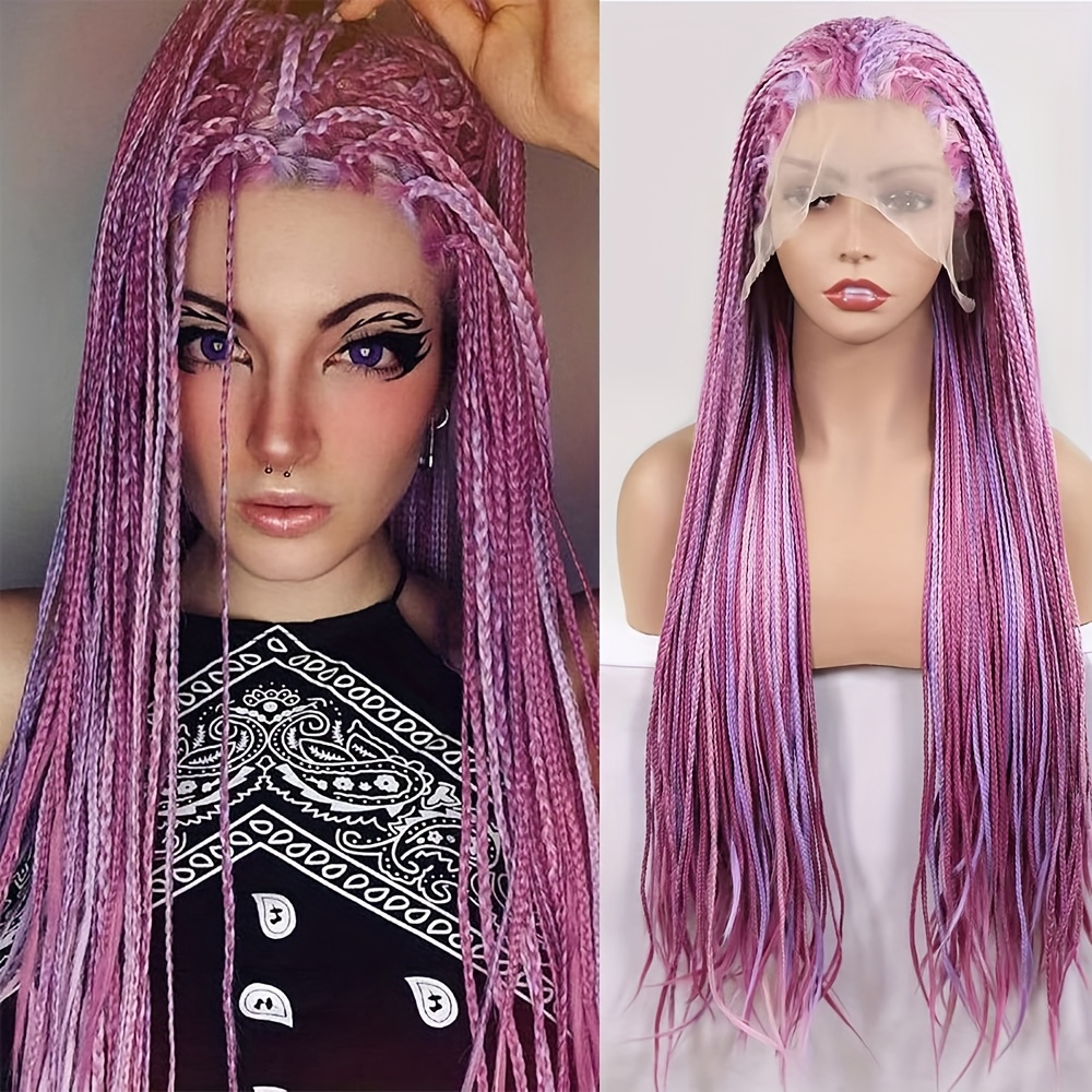long braided wigs sold on Temu United States