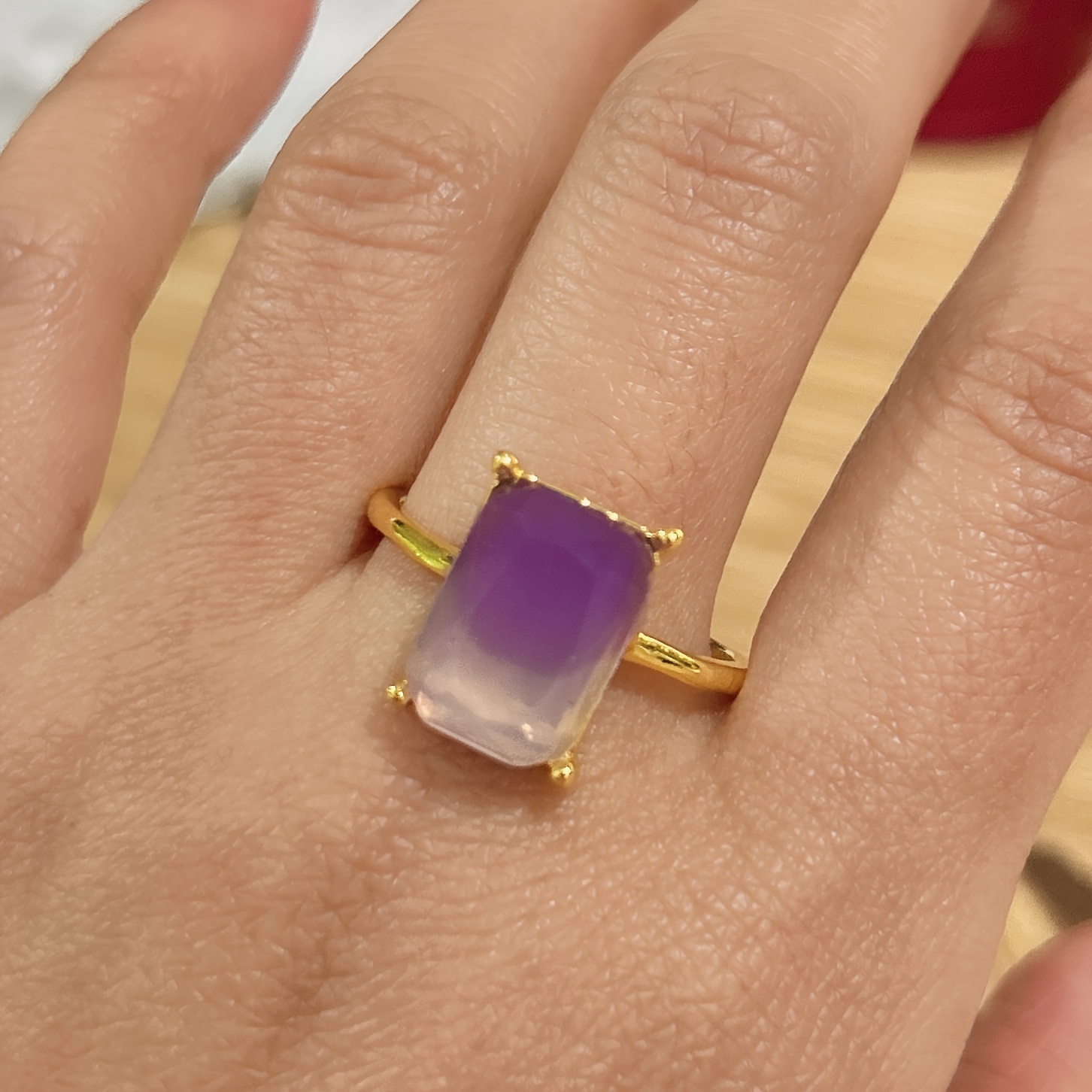 Wedding Ring Inlaid Crystal Cubic Zircon Eternal Promise - Temu United ...