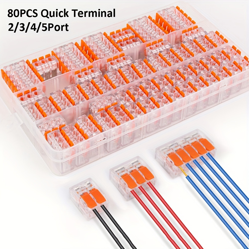 Transparent Quick Wiring Terminal Mini Type Electrical Wire - Temu