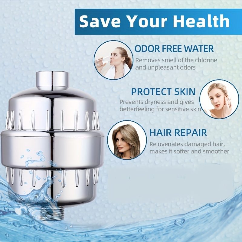 Universal High output Shower Water Filter Removing Chlorine - Temu ...
