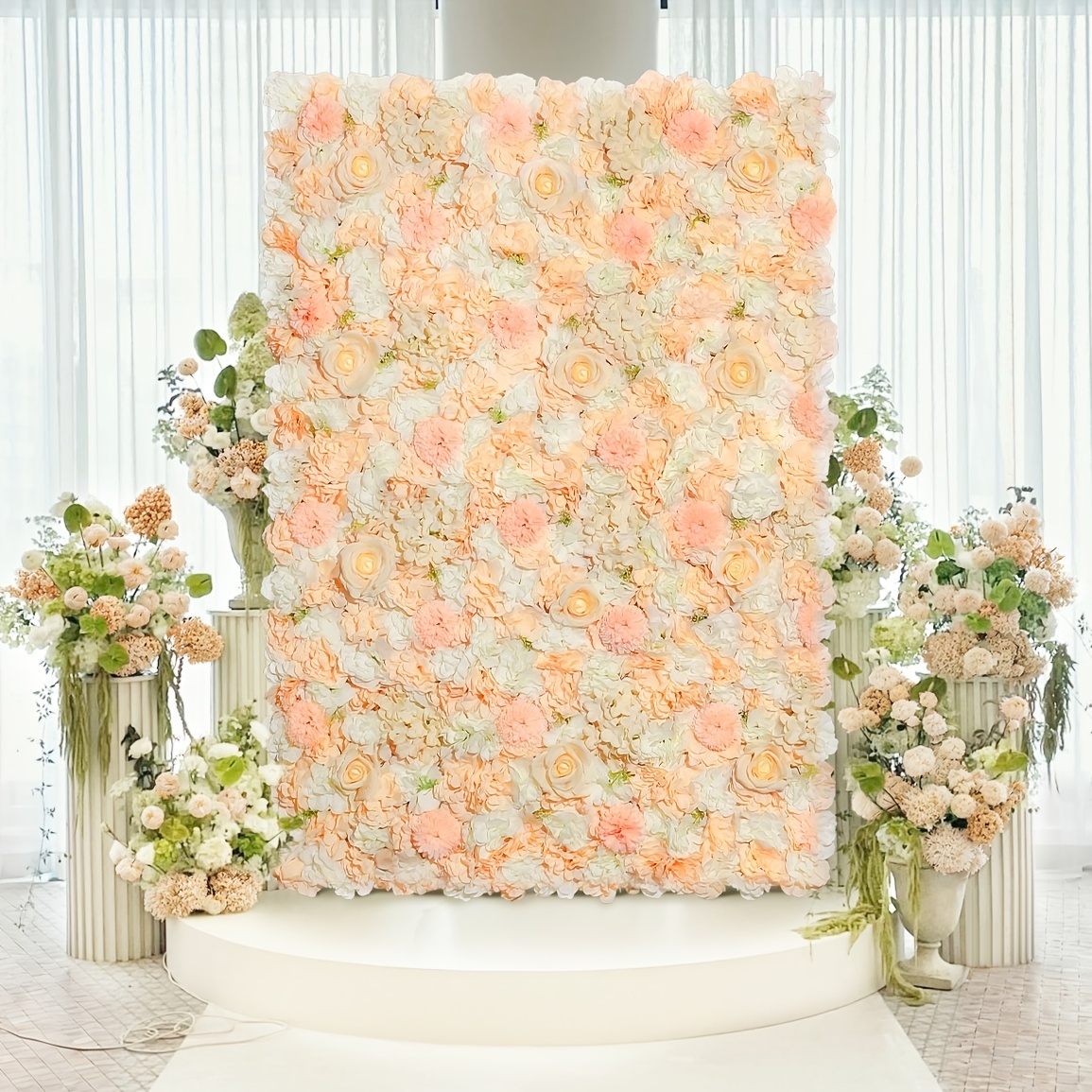 flower wall panels sold on Temu United States