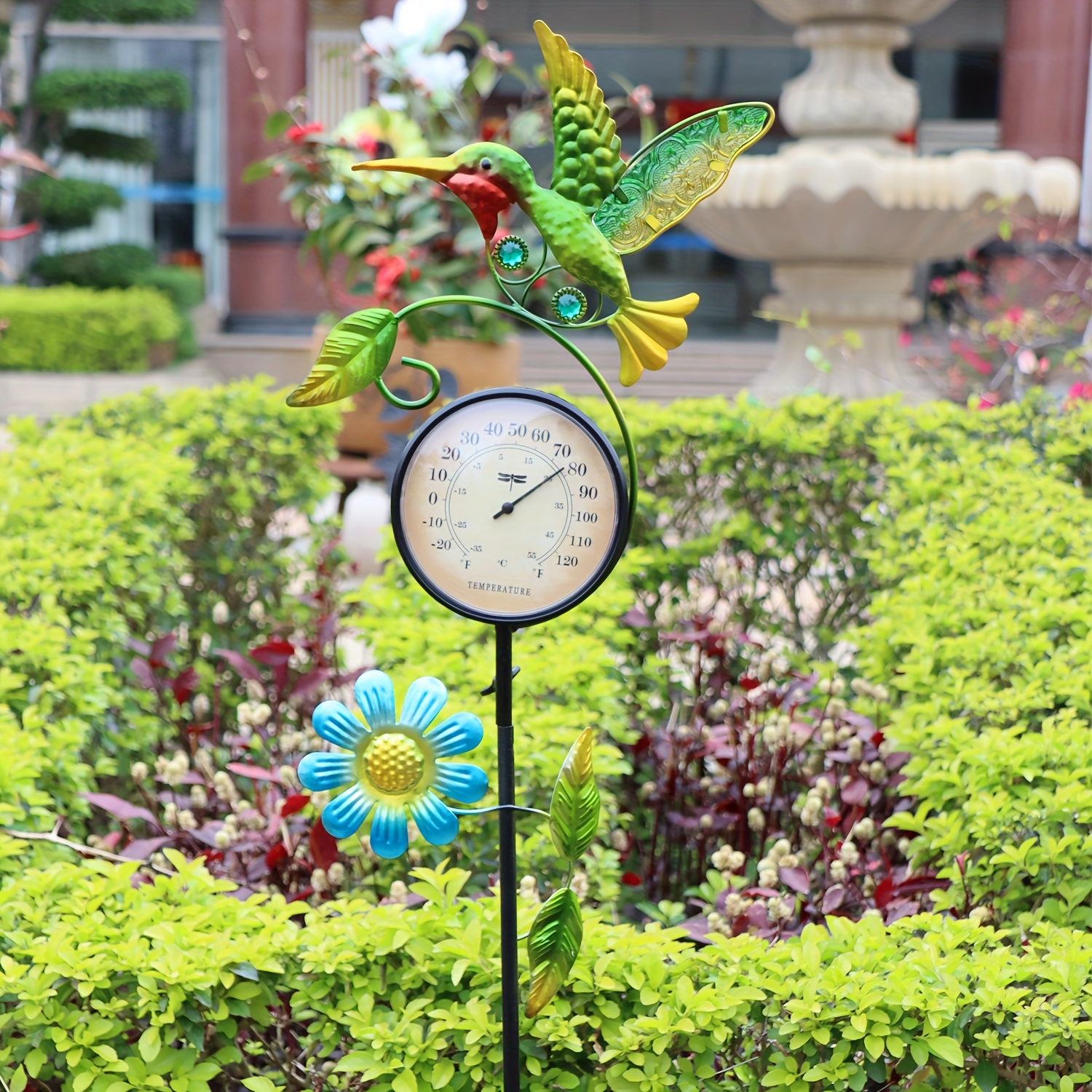 Solar Garden Thermometer