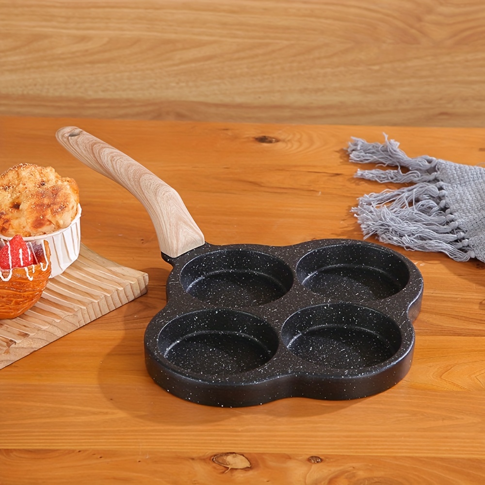 Non stick Aluminum Egg Frying Pan 4 section Breakfast - Temu