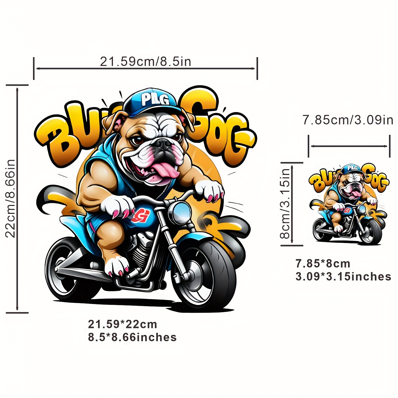 Dogs Riding Motorcycles Clothes Patch Diy A grade Washable - Temu