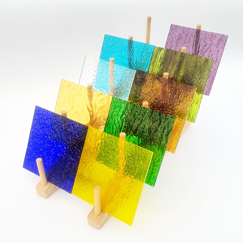 stained glass sheets sold on Temu Australia