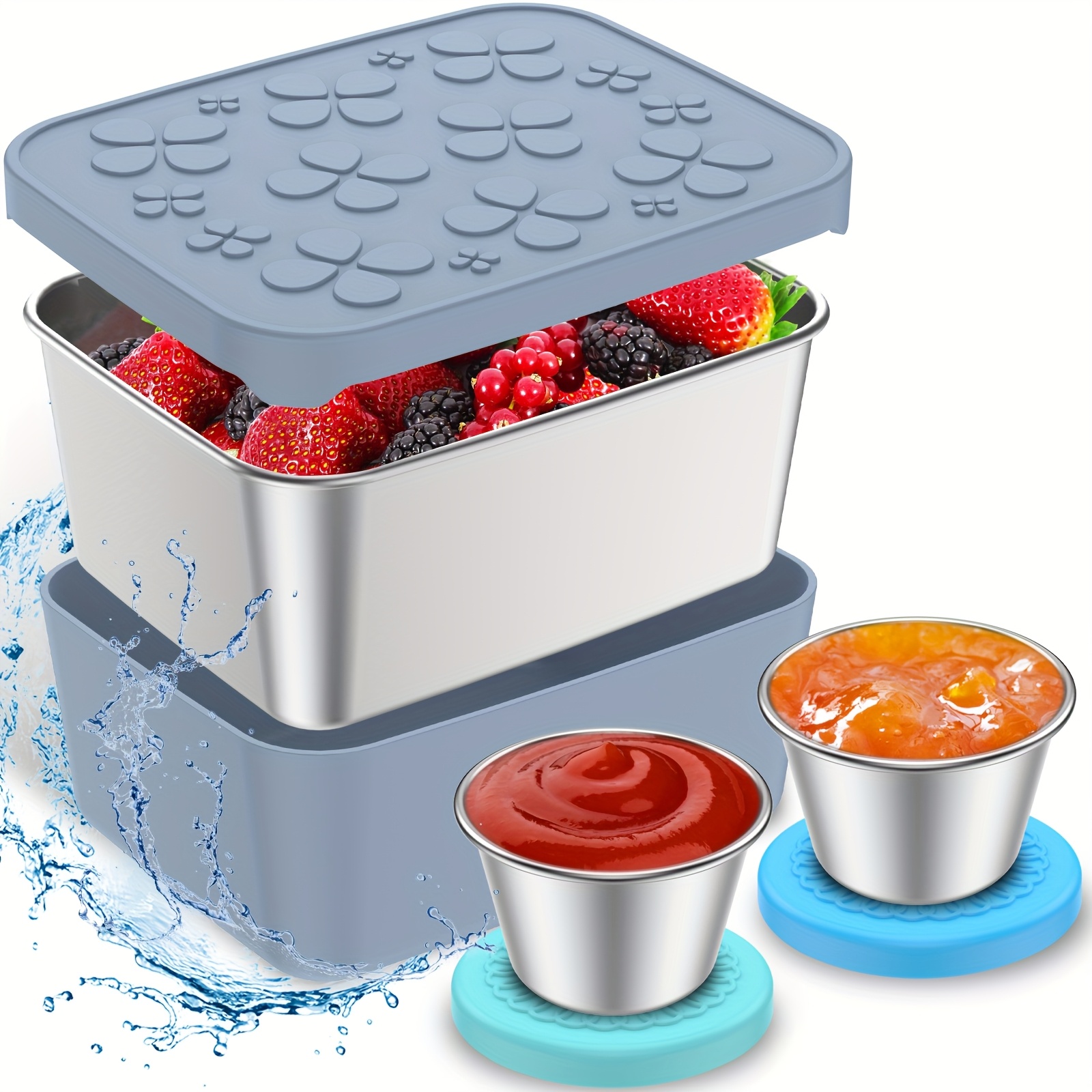 Collapsible Pizza Container Food Grade Silicone Pizza Box - Reusable 12 ...