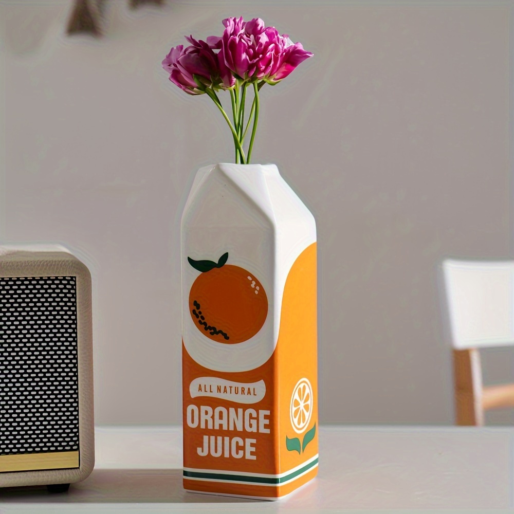 Ceramic Vase Creative Carton - Temu