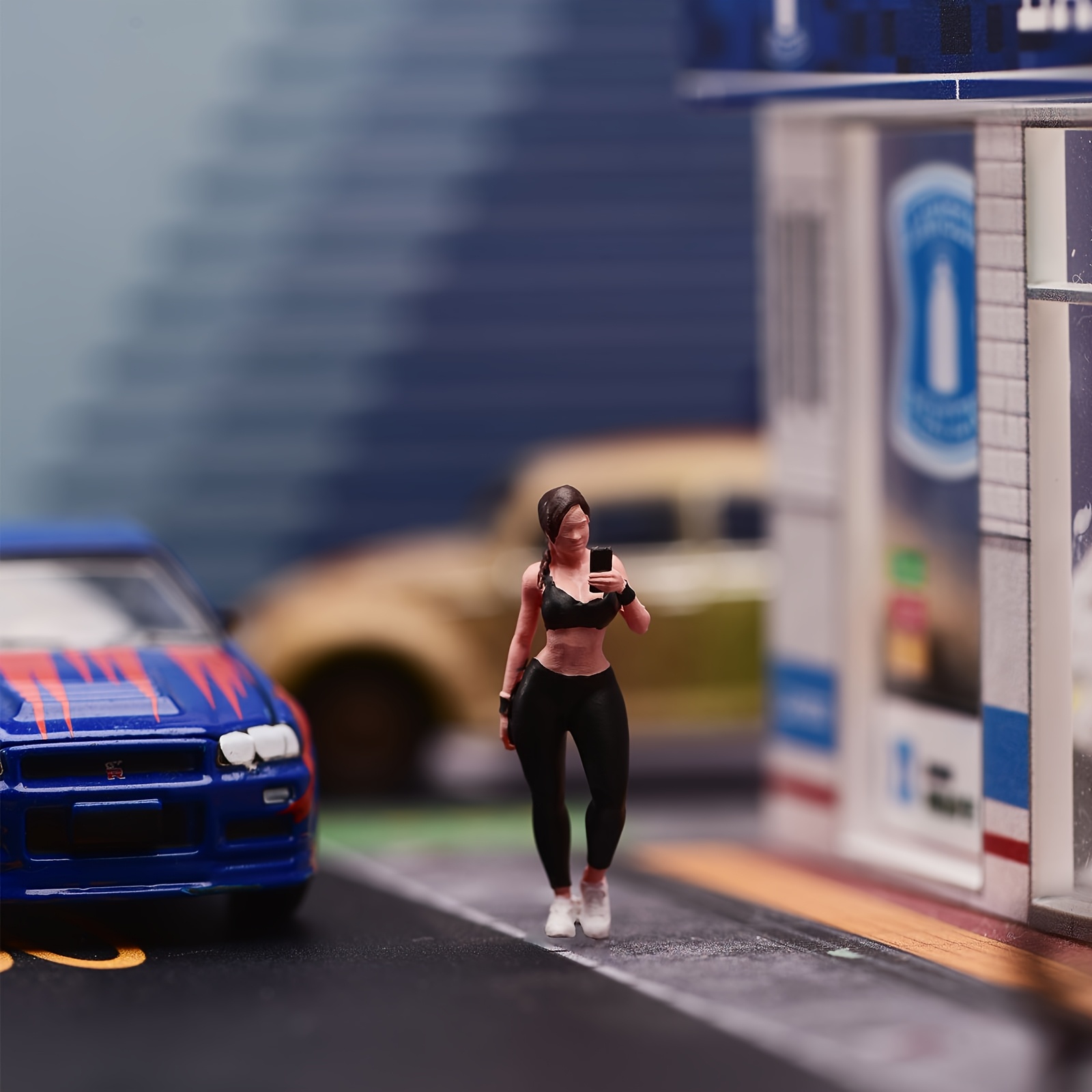 miniature figures sold on Temu United States