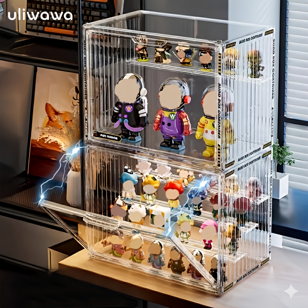 acrylic display cases sold on Temu United States
