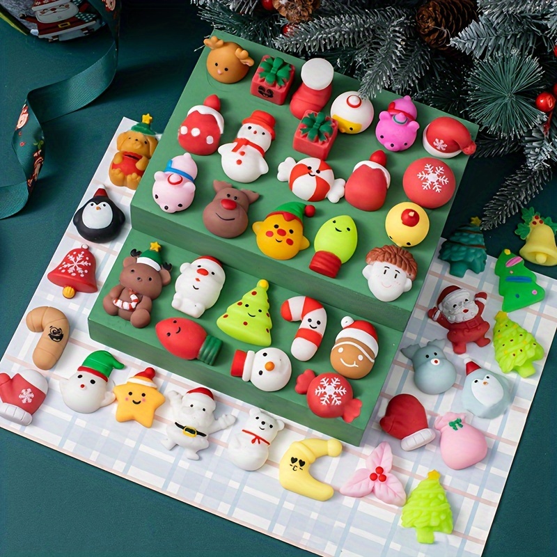 Mochi Squishy Toys Squishy Christmas Party Favors Fidget - Temu