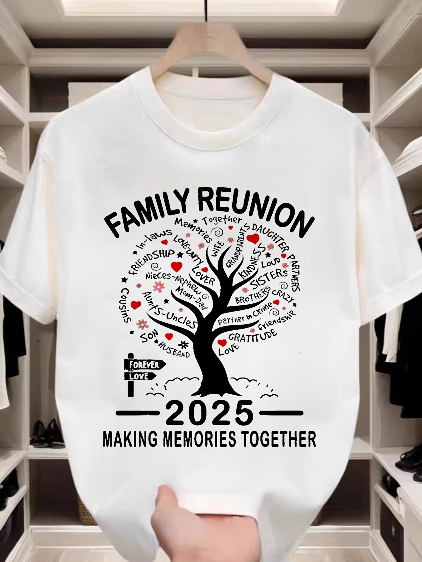 family tshirts sold on Temu United States