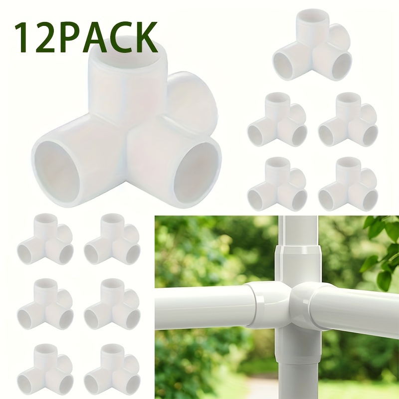 1-1/4 Inch 4 Way Tee 1-1/4 Inch PVC 4-Way Tee Fitting 10-Pack | 90 ...