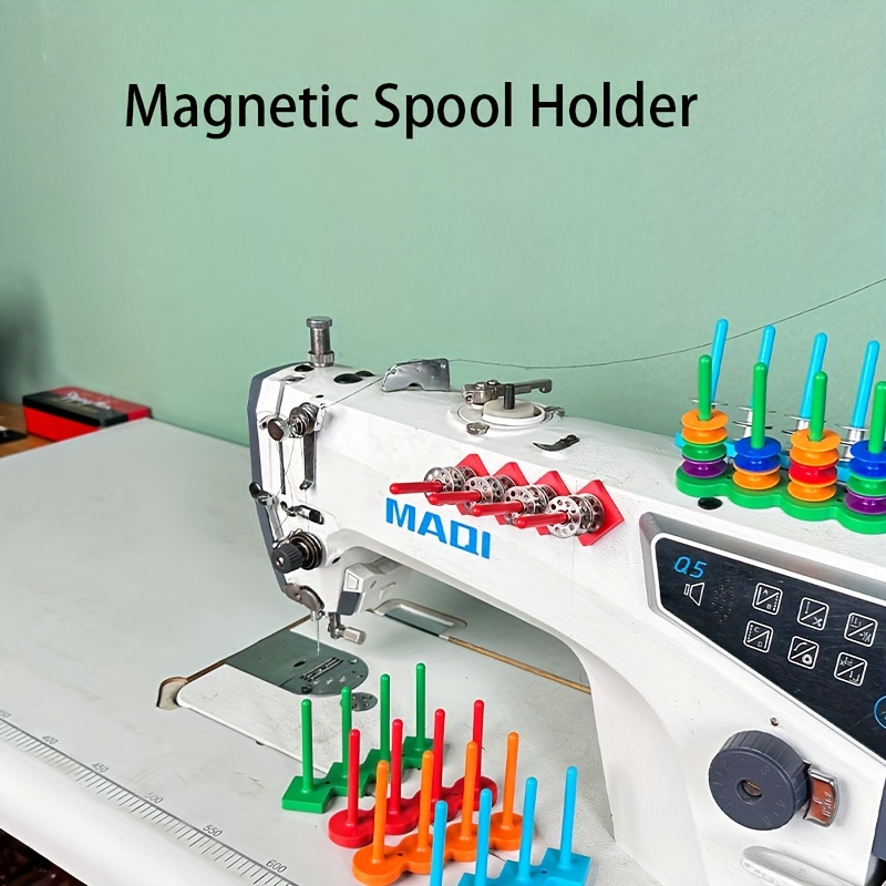 4pcs Magnetic Spool Holder Set For Sewing And Embroidery Machines ...