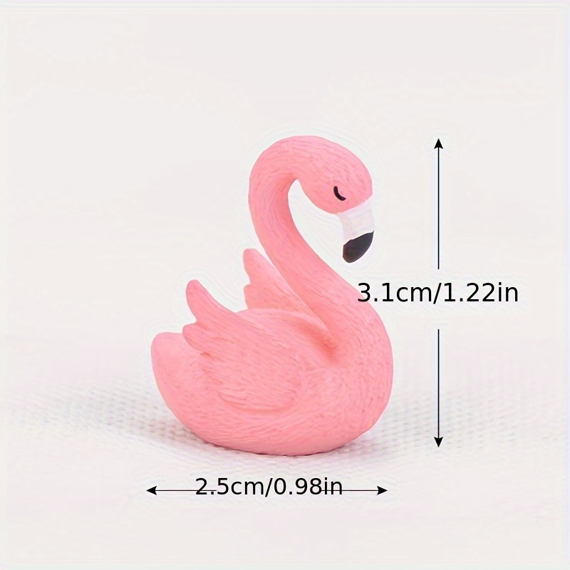 Decoration Mini Flamingo Miniature Figurines - Temu