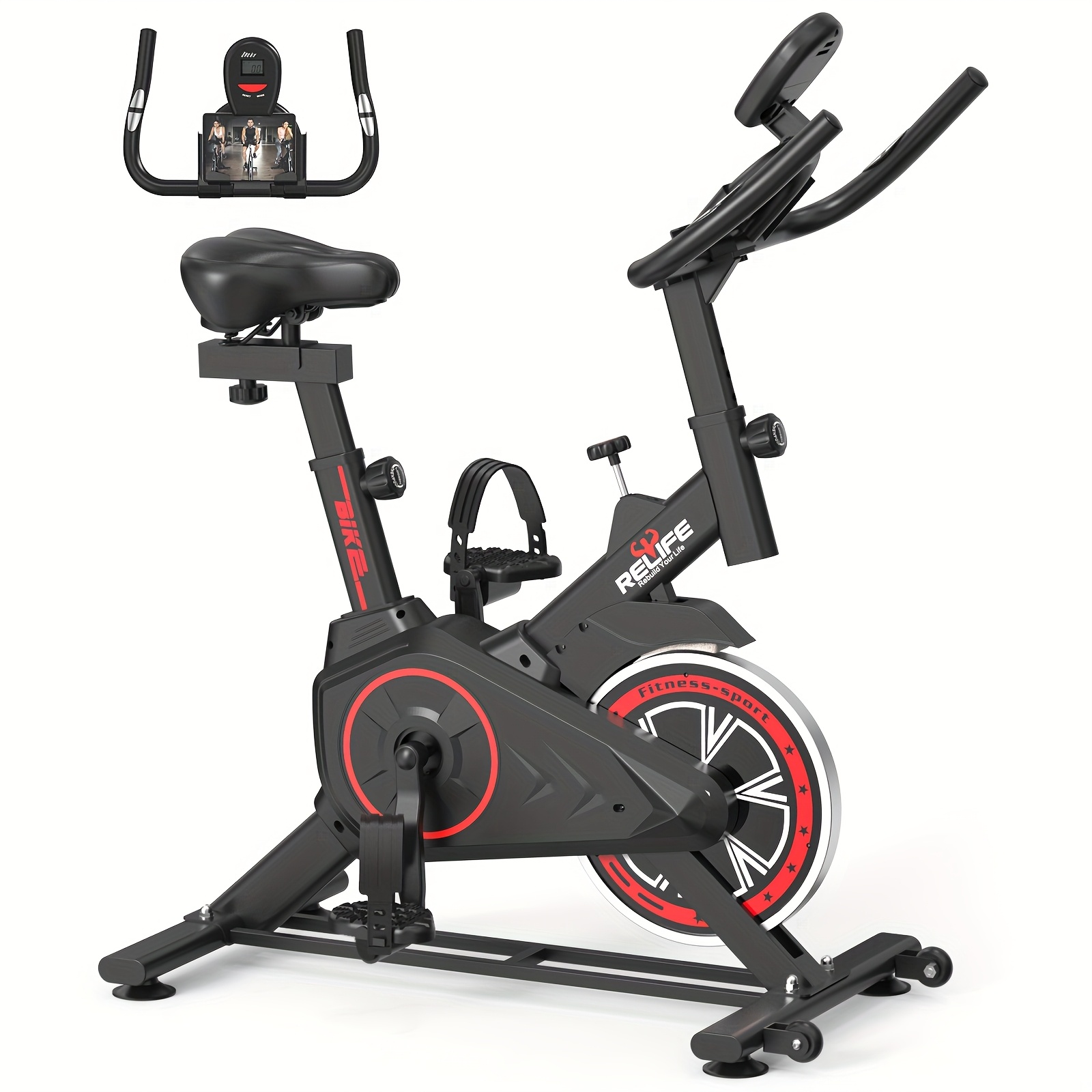 stationary bikes sold on Temu United States