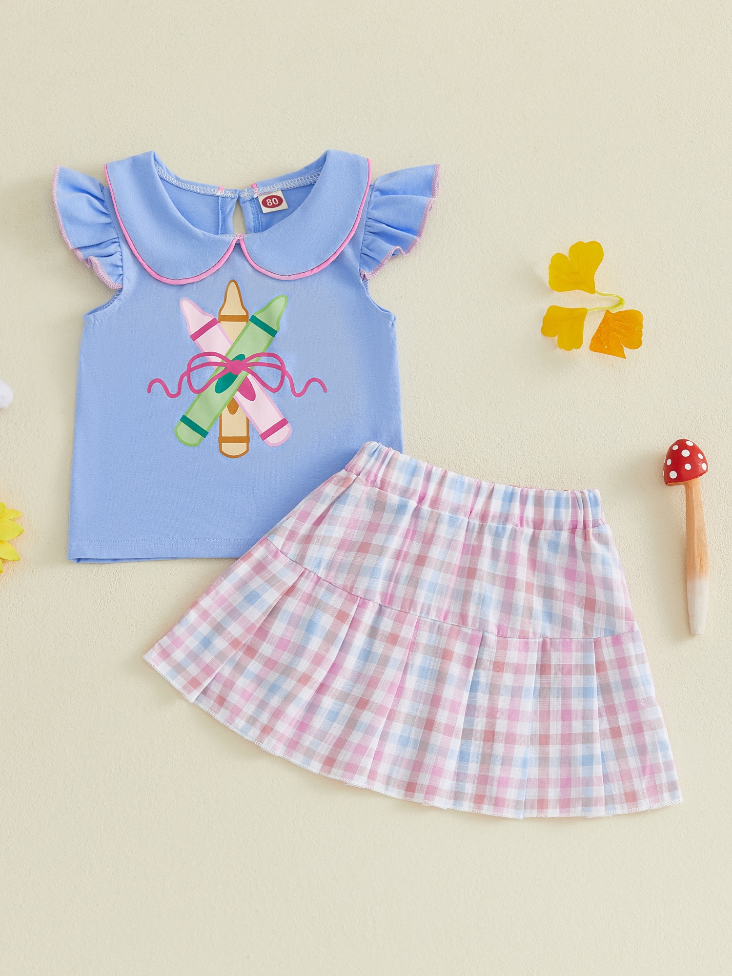 girl school clothes sold on Temu United States