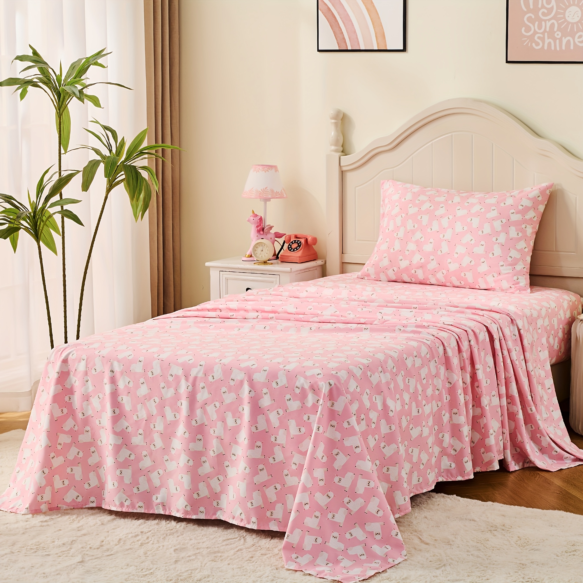 girls bedding sets sold on Temu United States