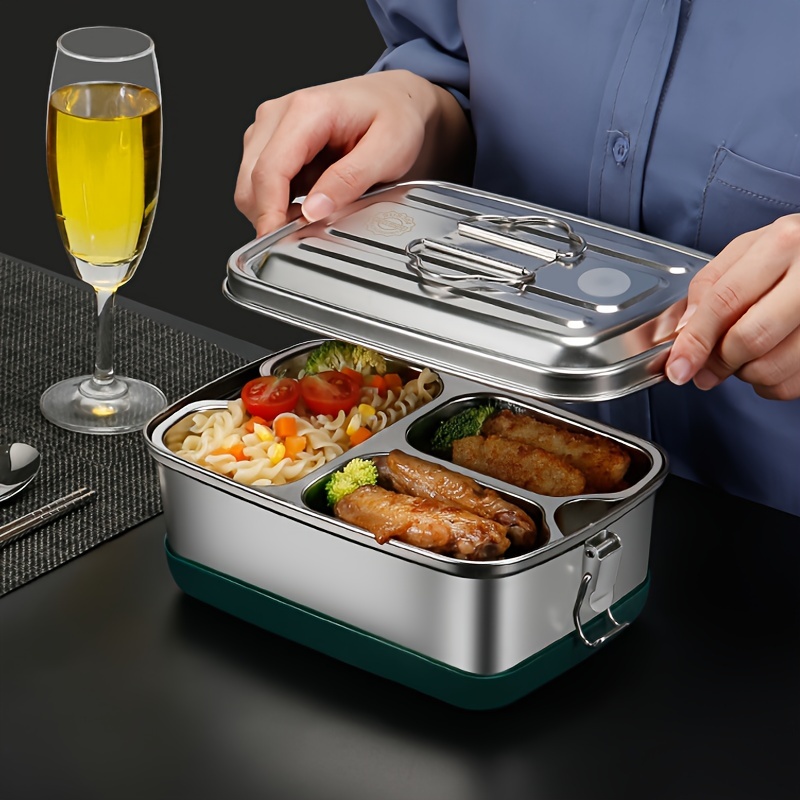 stainless lunch box sold on Temu United States