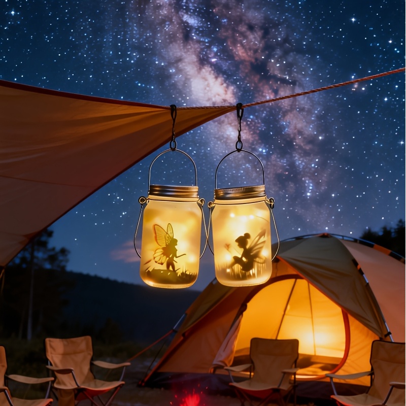 solar mason jar fairy lights sold on Temu United States