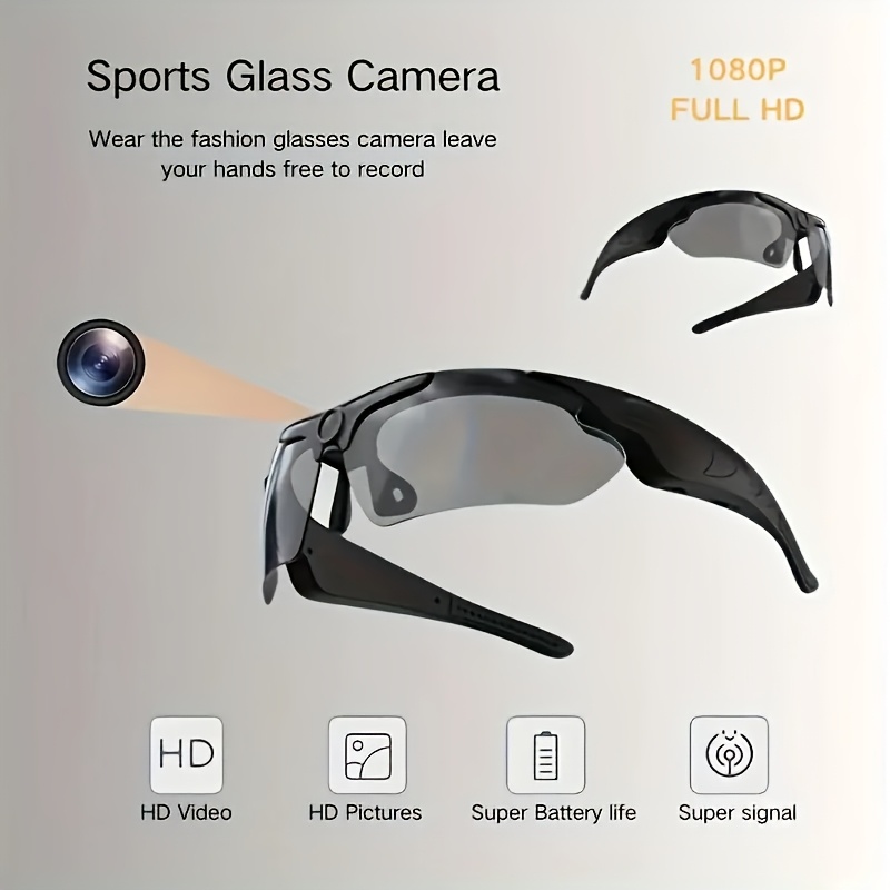sunglasses with camera sold on Temu United States