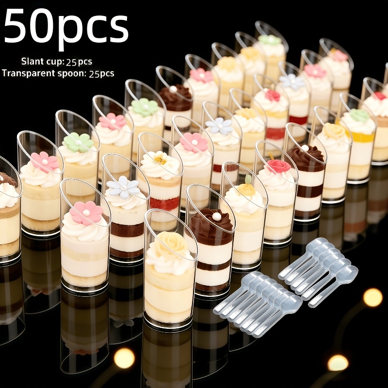 dessert mini cups sold on Temu United States