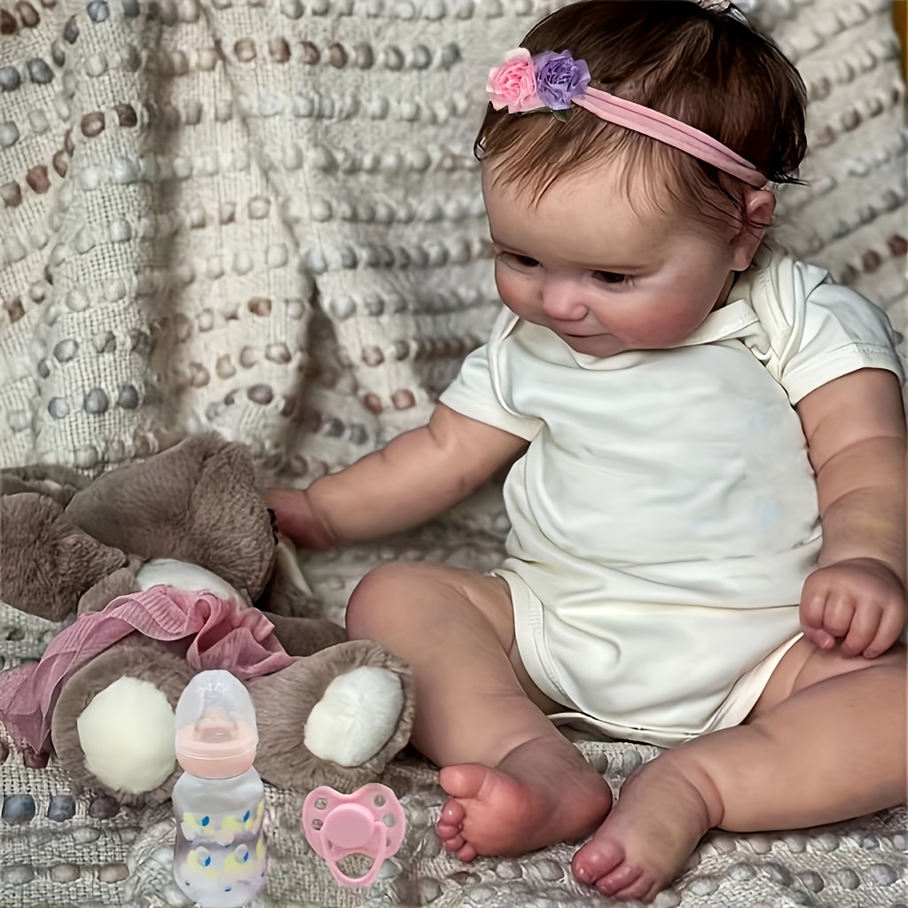 yellow clothes little fat girl cute realistic doll Temu Australia