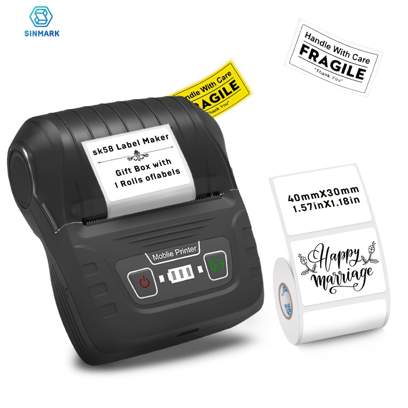 thermal label printer sold on Temu United States