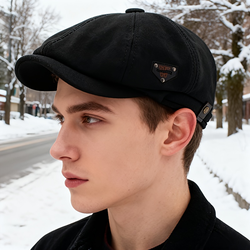men hats newsboy sold on Temu United States