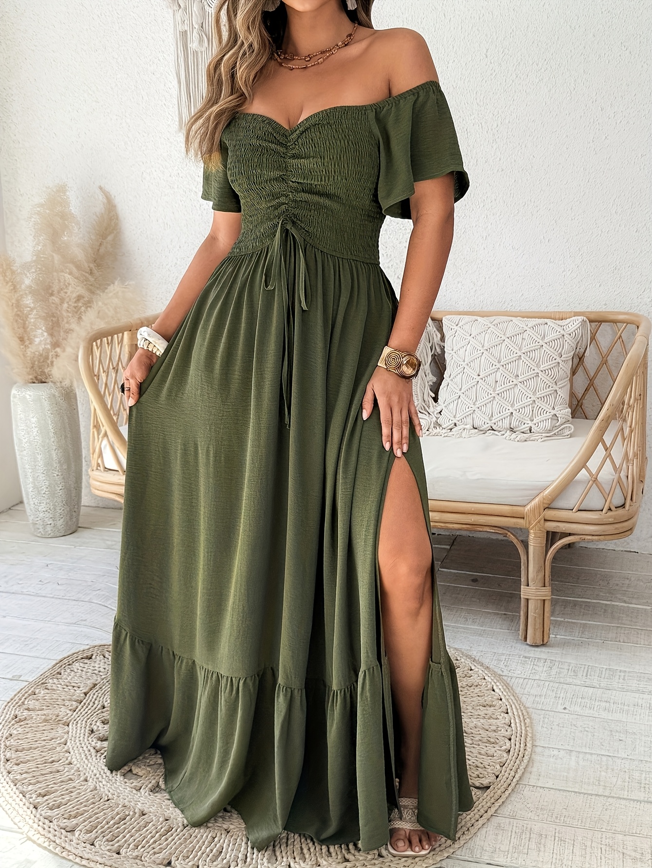 boho dresses for women sold on Temu United States