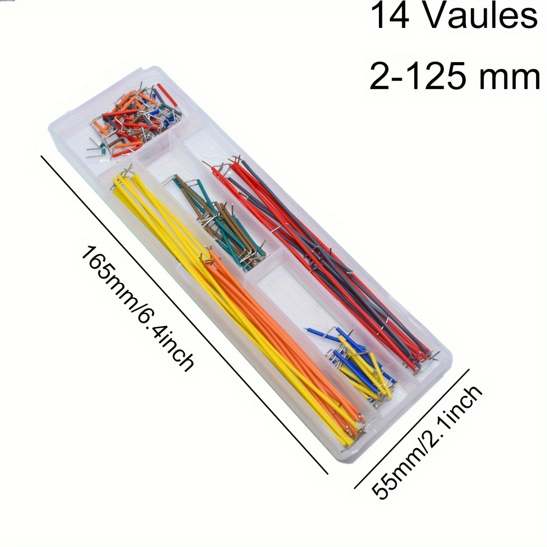 14 Types Solderless Flexible Breadboard Jumper Wire Cable - Temu
