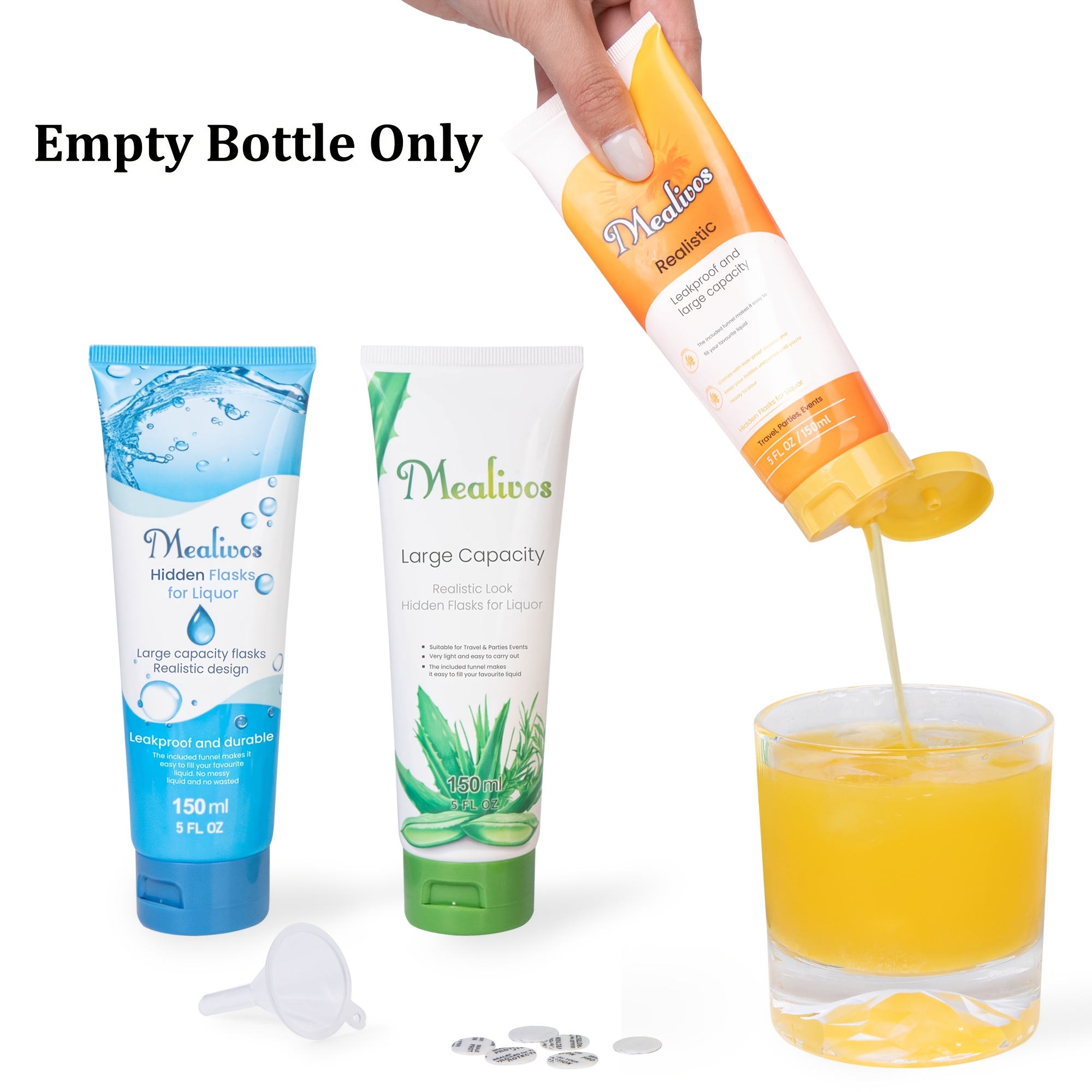 alcohol bottles sold on Temu United States