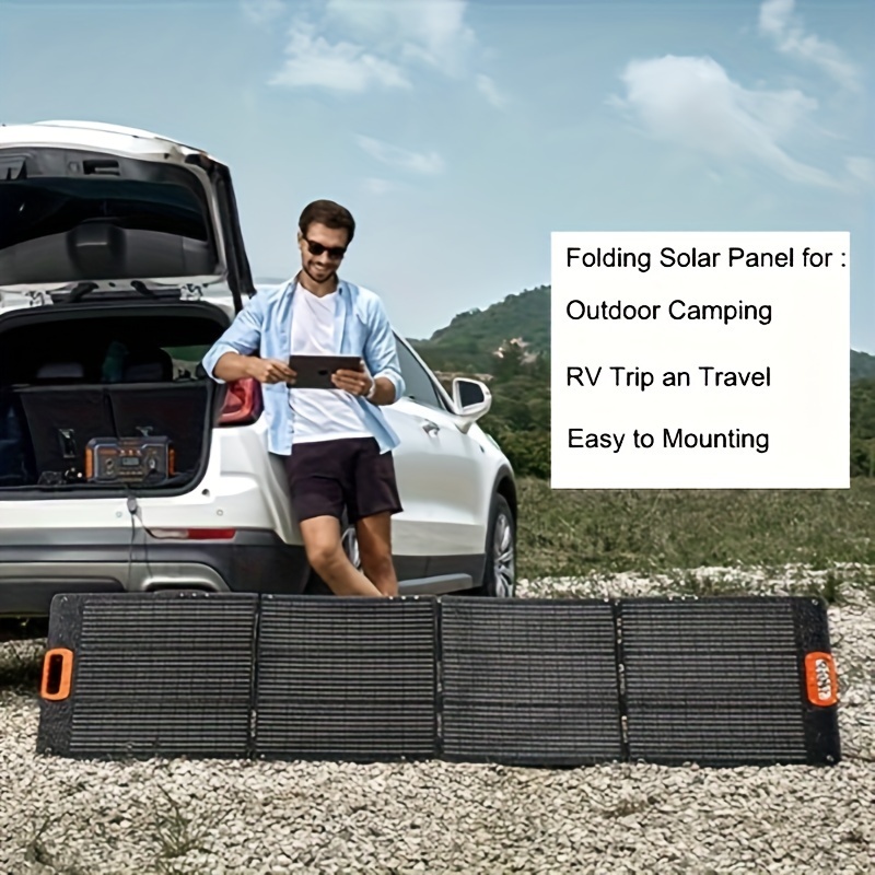200 Watt Folding Solar Panel, Portable Solar Panel 200w For Power ...