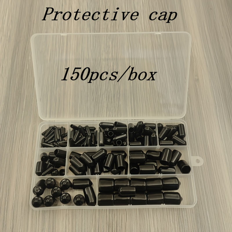 rubber end caps sold on Temu United States