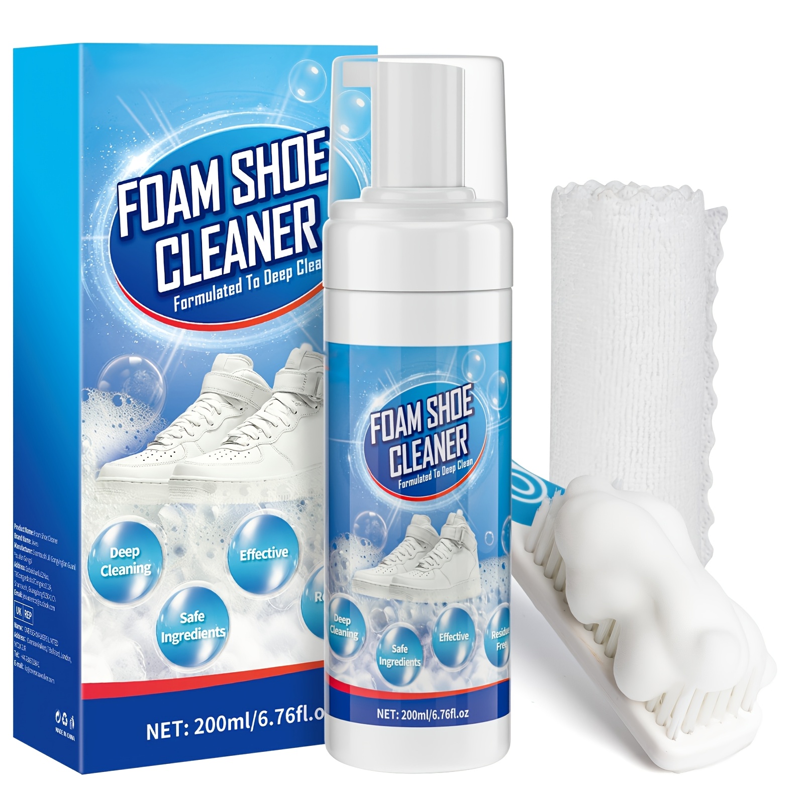 foam cleaner sold on Temu United States