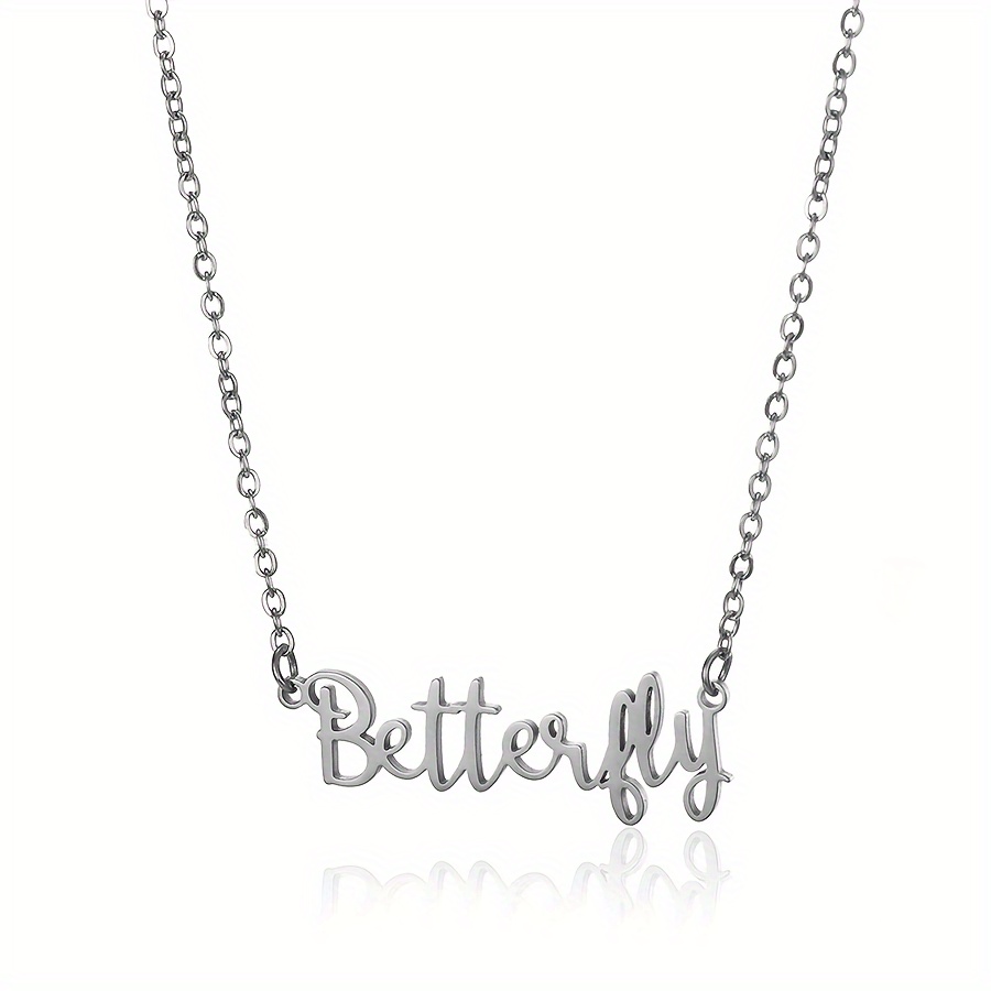 Personalized Customized Name Pendant Necklace Ladies - Temu United Kingdom