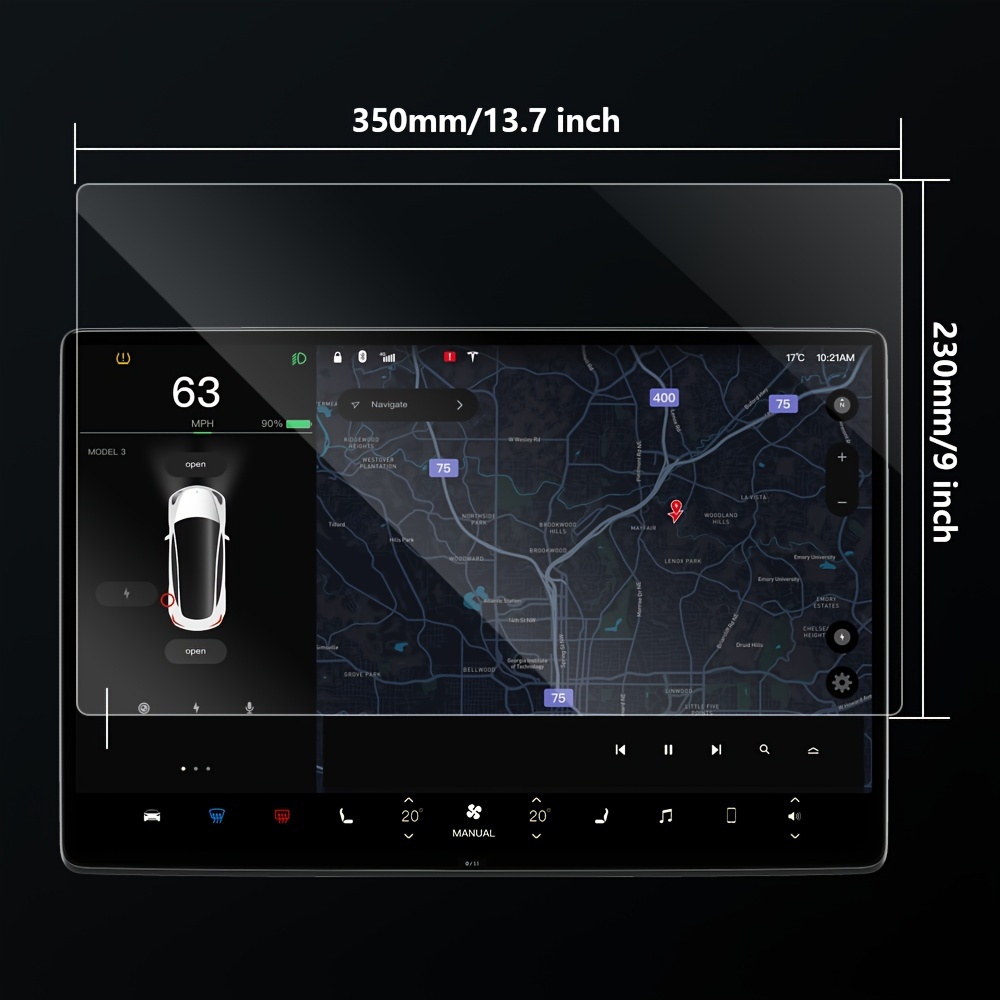 Suitable Tesla Model Y High definition Central - Temu