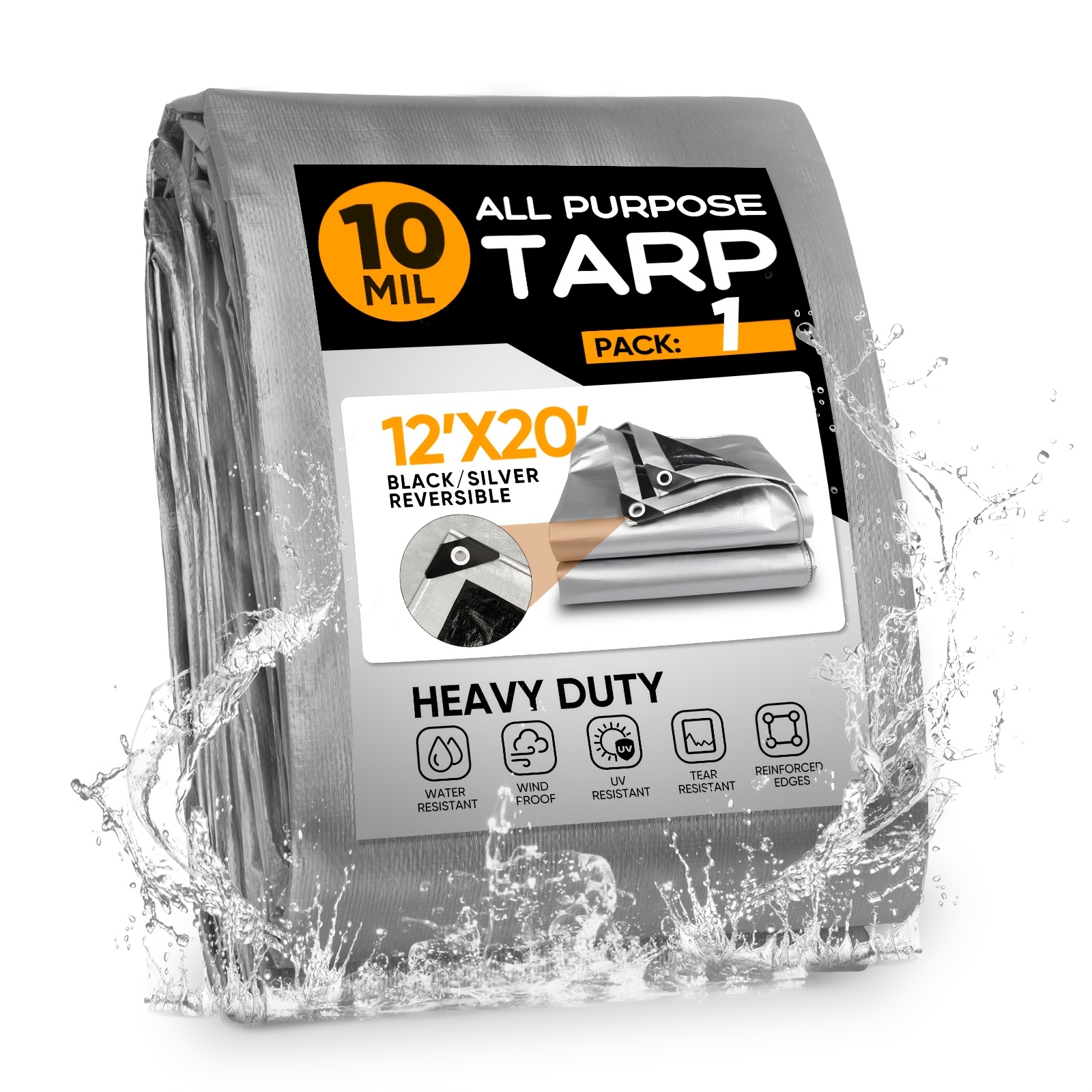 tarps heavy duty sold on Temu United States